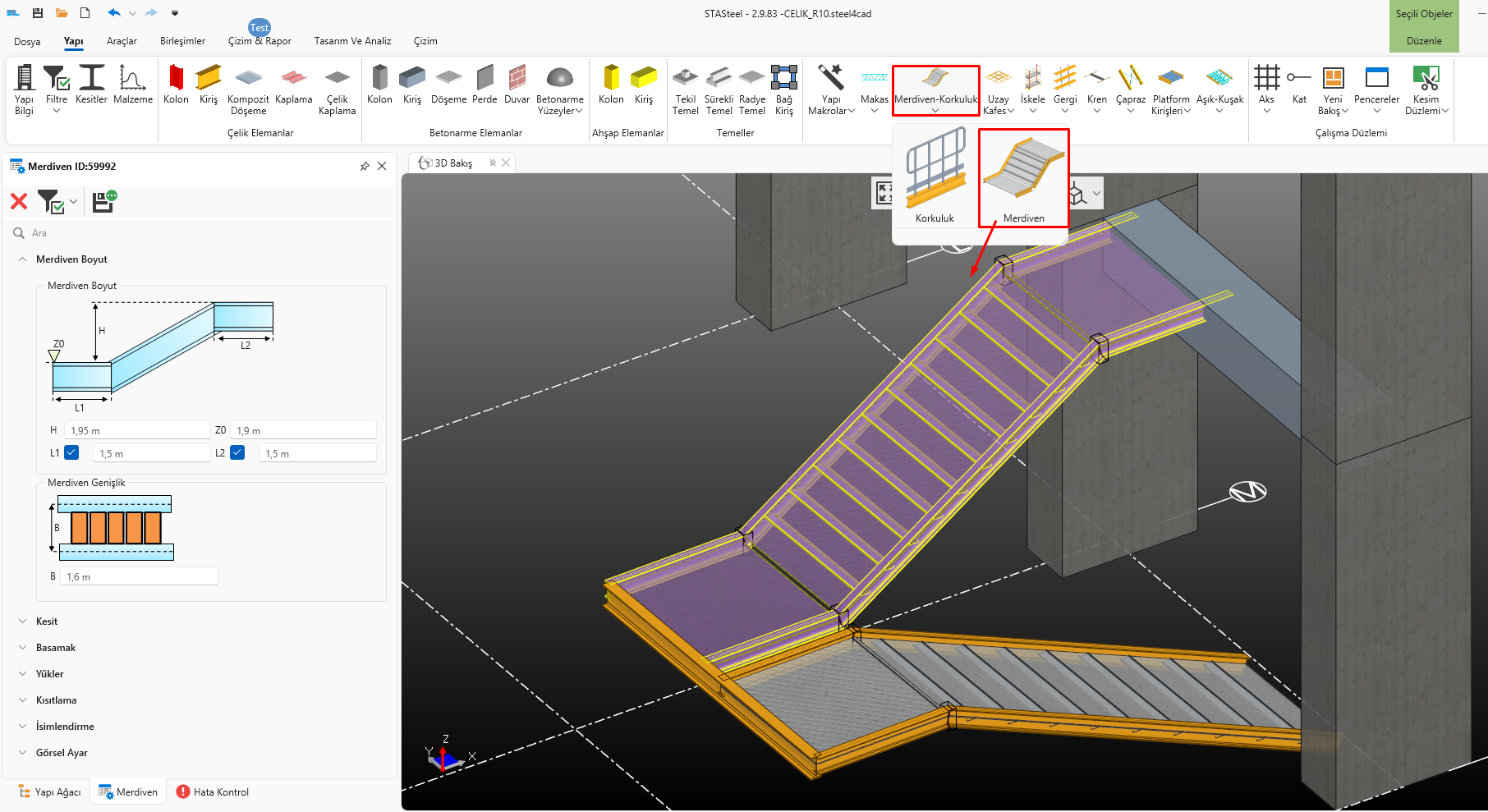 Merdiven ve Korkuluk